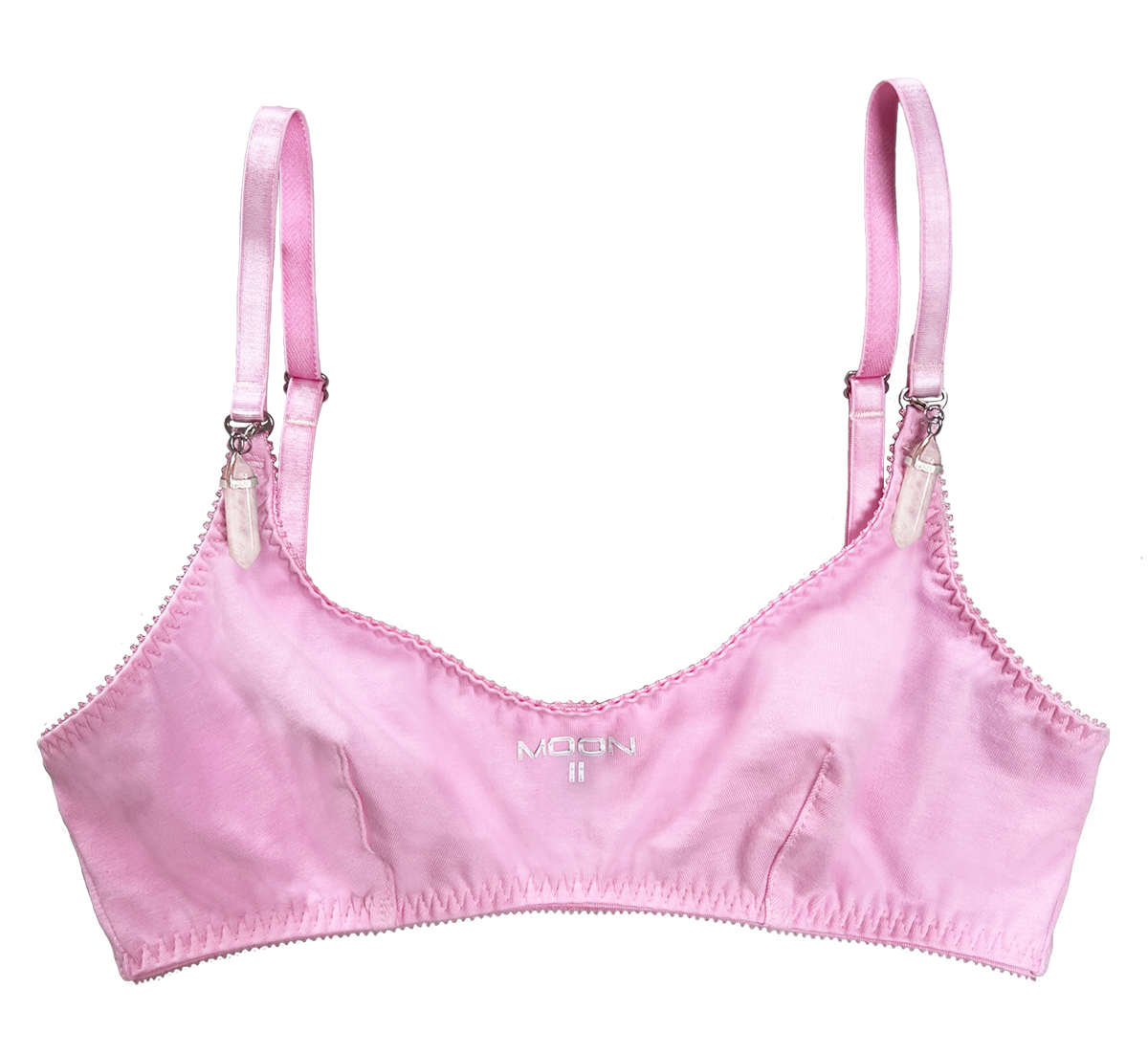 Rose Quartz Bra - View Healing Crystal Bras – MOON 11